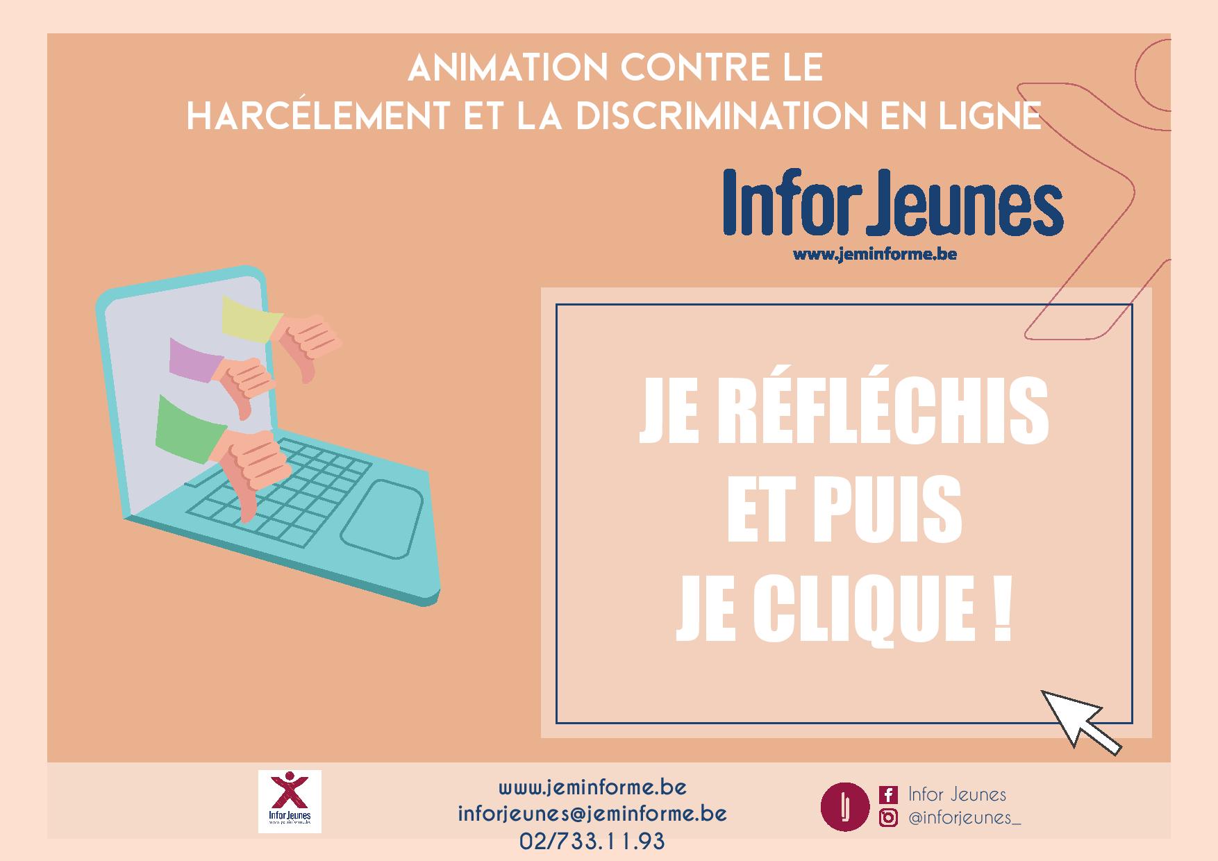 Je réfléchis et puis je clique ! - Infor Jeunes